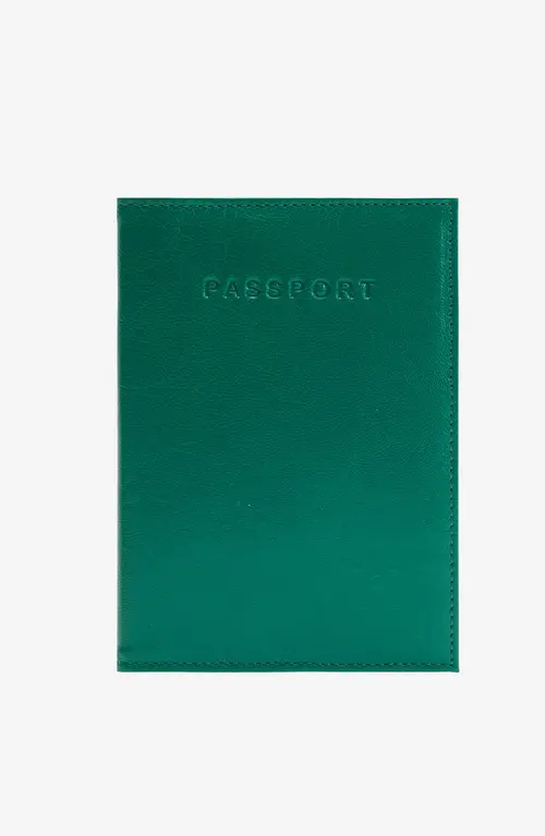 TUSK Siam Passport Cover - Teal/geranium