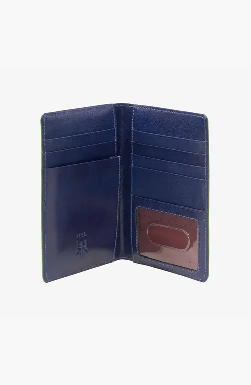 TUSK Siam Passport Wallet - Grass/indigo