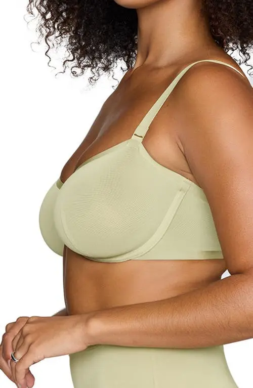 CUUP The Balconette Mesh Underwire Bra - Meadow