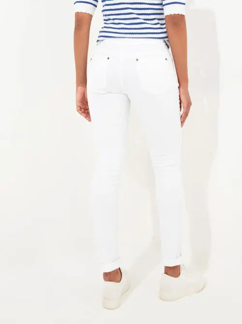 JOE BROWNS Stretch Denim Slim Straight Jeans - White