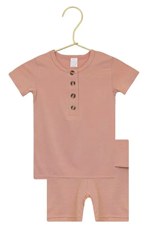 LOU LOU AND COMPANY Floral Print Henley And Shorts Set - Blakely