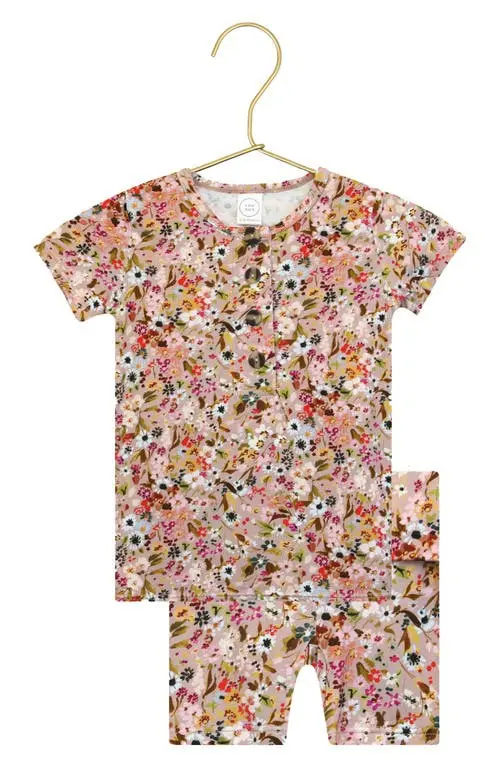 LOU LOU AND COMPANY Floral Print Henley And Shorts Set - Penelope