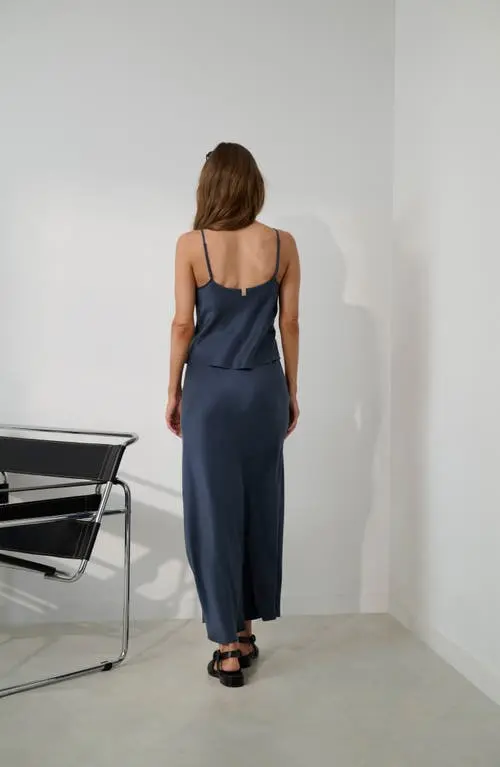Lunya Washable Silk Bias Maxi Skirt
