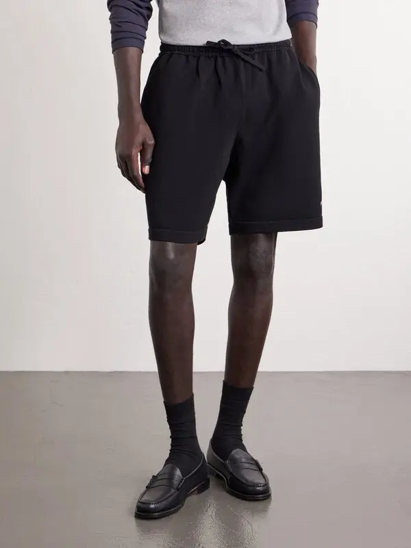 WTAPS Straight-leg Logo-embroidered Cotton-blend Shorts
