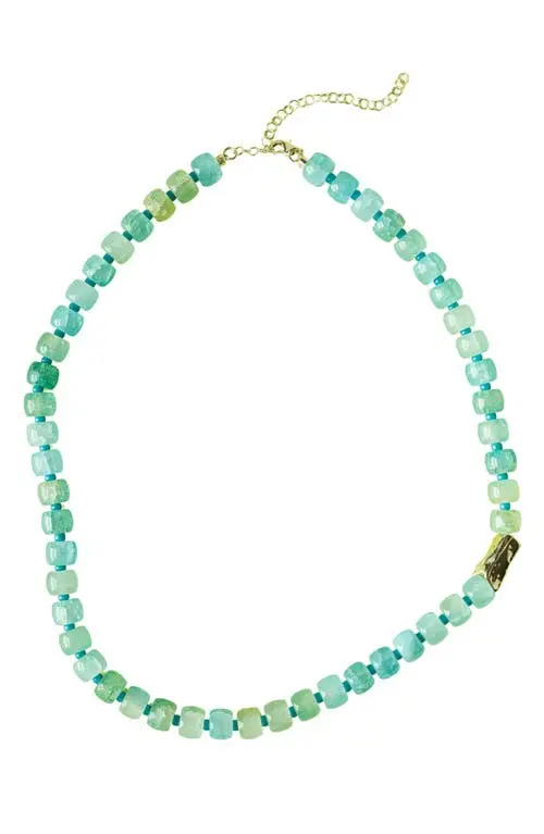 MACRAE & CO. Seabreeze Beaded Necklace - Blue