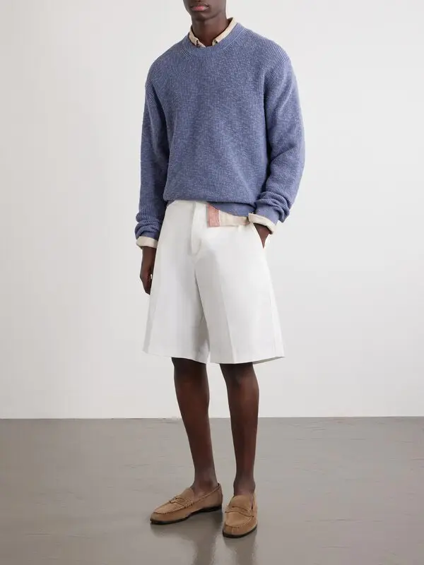 Nn07 Russell Crew 60028 Cotton Sweater - Blue