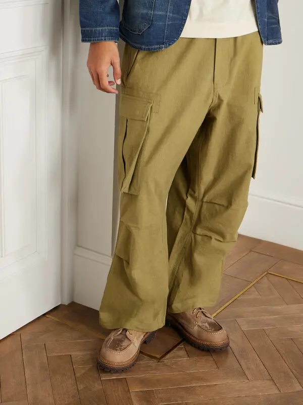 Visvim Hi-folk Scout Moc Suede Boots - Neutrals