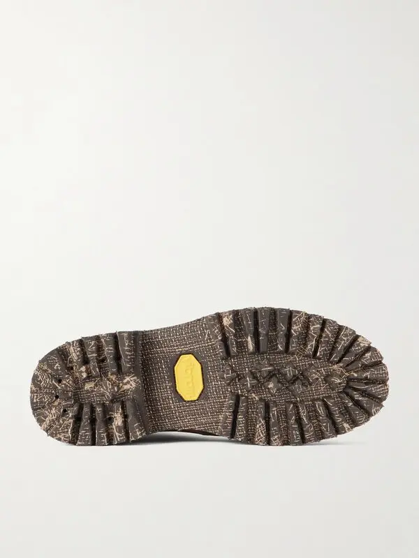 Visvim Hi-folk Scout Moc Suede Boots - Neutrals