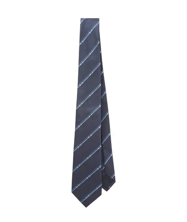 Gucci Striped Silk-twill Neck Tie