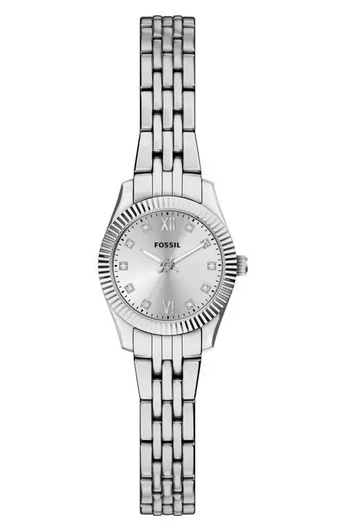 Fossil Scarlette Mini Bracelet Watch - Silver