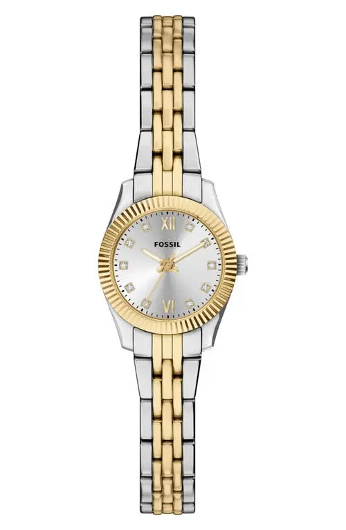 Fossil Scarlette Mini Bracelet Watch - Two Tone