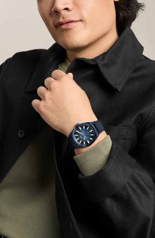 Fossil Everett Stainless Steel Bracelet Watch - Navy