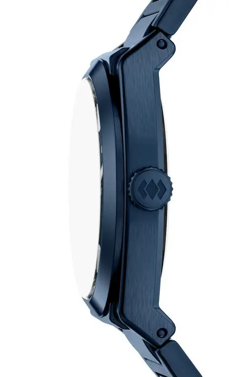 Fossil Everett Stainless Steel Bracelet Watch - Navy