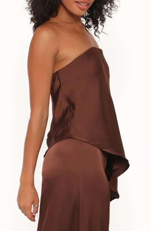 PETAL & PUP Charmer Asymmetric Strapless Top