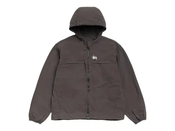 StÜssy Lightweight Hooded Jacket - Brown