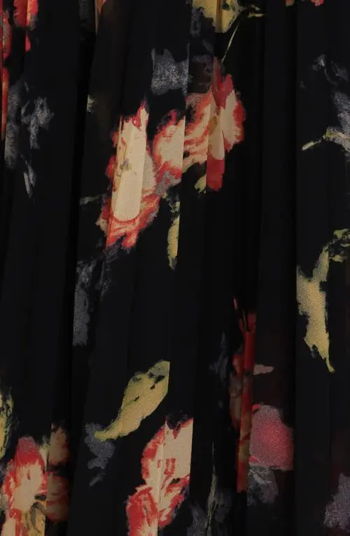 PETAL & PUP Achanti Floral Pleated Maxi Dress