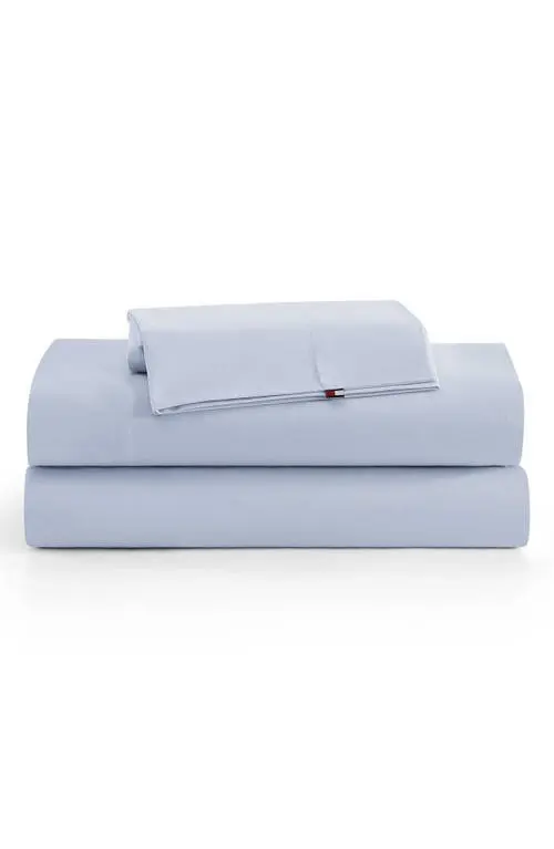 Tommy Hilfiger Performance Cooling Cotton Sheet Set - Light/medium Blue