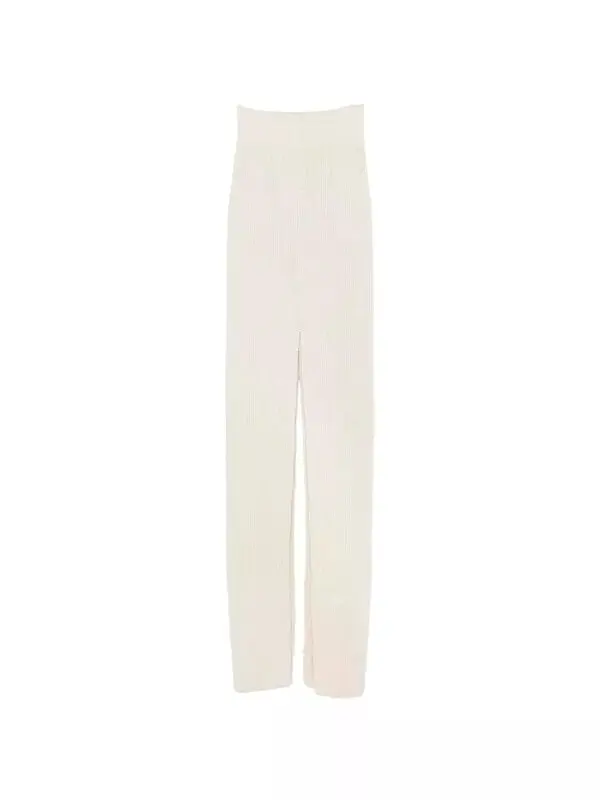 Rick Owens Ribbed Knit Maxi Skirt
