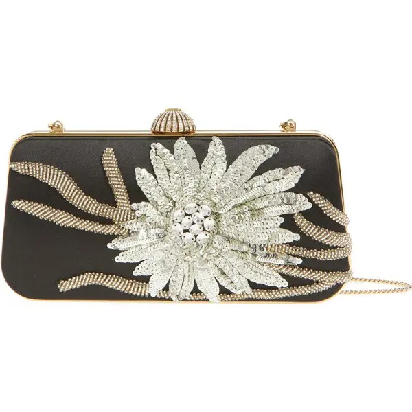 Valentino Garavani Carry Secrets Embellished Minaudière - Black/crystal