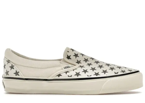 VANS Premium Classic Slip-on "starsin - Marshmallow/black
