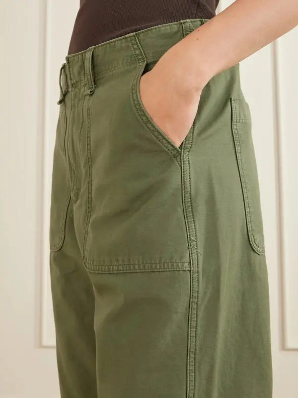Citizens Of Humanity Winslow Utility Cotton Straight-leg Pants - Green