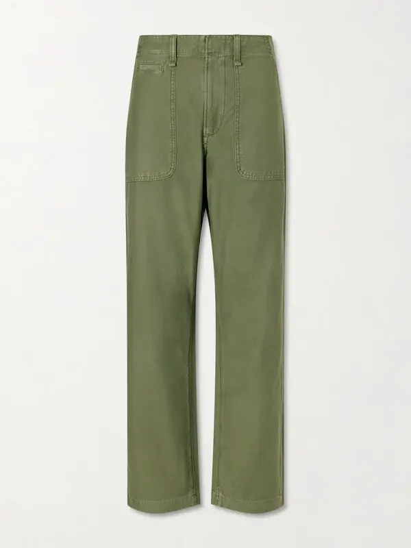 Citizens Of Humanity Winslow Utility Cotton Straight-leg Pants - Green