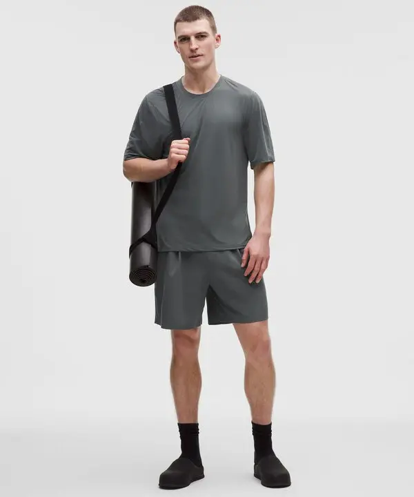 Lululemon Balancer Relaxed-fit Short - Onyx Grey