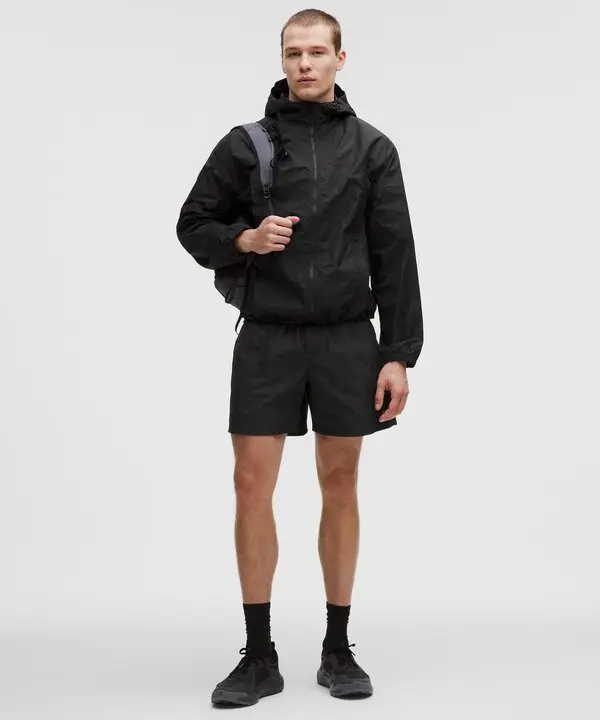 Lululemon Uv-protective Water-repellent Hiking Shorts - Black