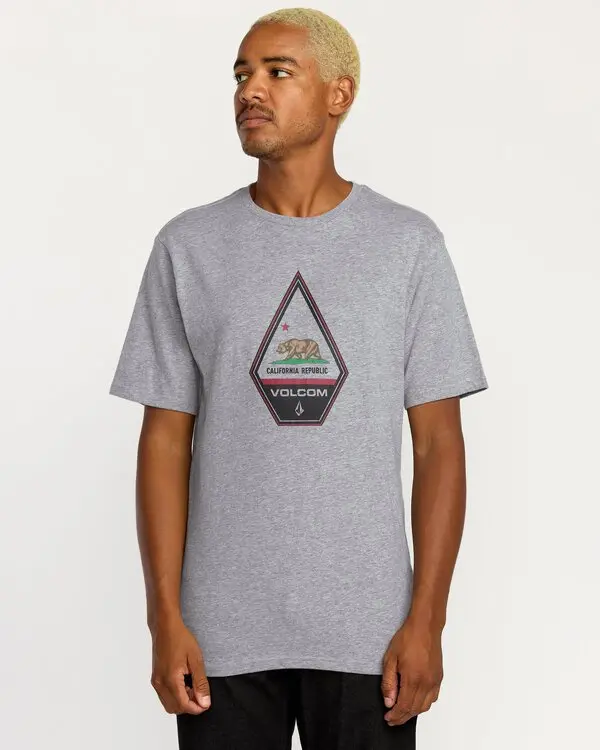 Volcom Californeye Tee - Heather Grey