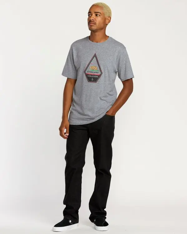 Volcom Californeye Tee - Heather Grey