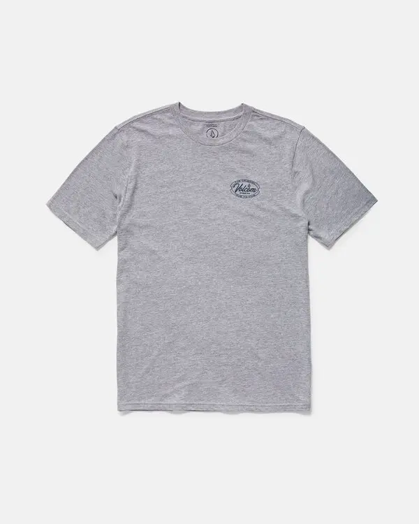Volcom Garaged Short Sleeve Tee - Heather Grey