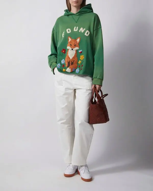 FOUND Wildlife Embroidered Hoodie