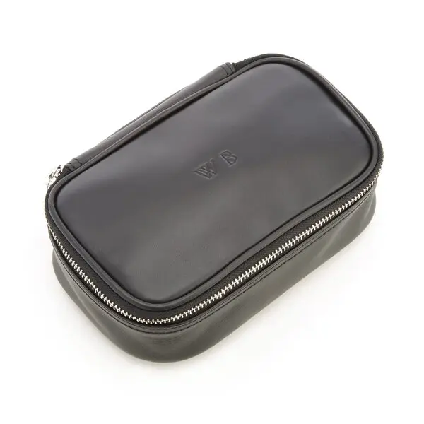 ROYCE NEW YORK Tech Accessory Cord Organizer Case - Black