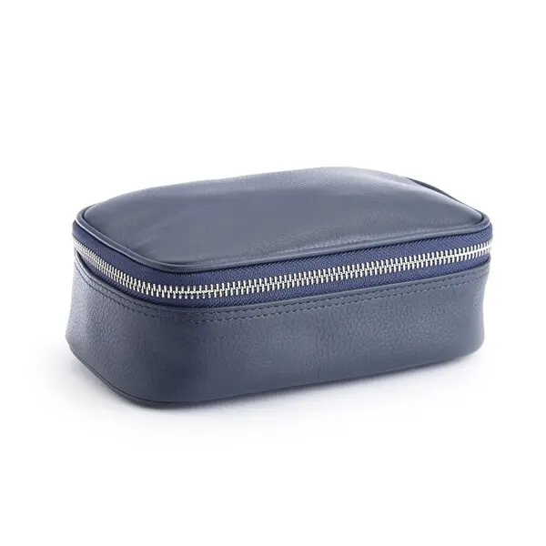 ROYCE NEW YORK Tech Accessory Cord Organizer Case - Blue-pebble
