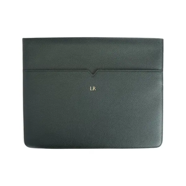 ROYCE NEW YORK 13" Laptop Sleeve - Dark Green