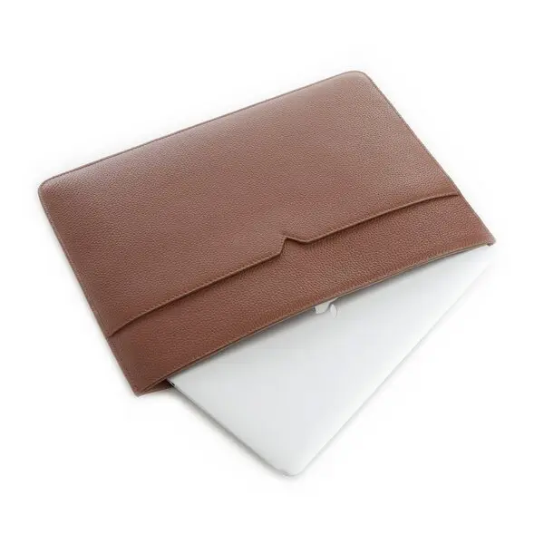 ROYCE NEW YORK 13" Laptop Sleeve - Tan