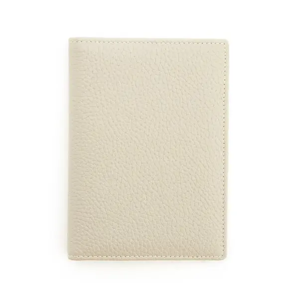 ROYCE NEW YORK Rfid Blocking Passport Cover With Card Slots - Taupe