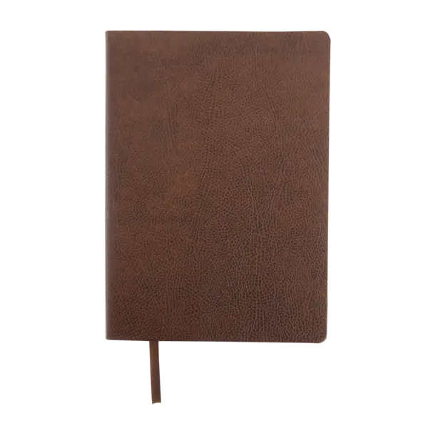 ROYCE NEW YORK Soft Bound Pebble Grain Journal - Tan