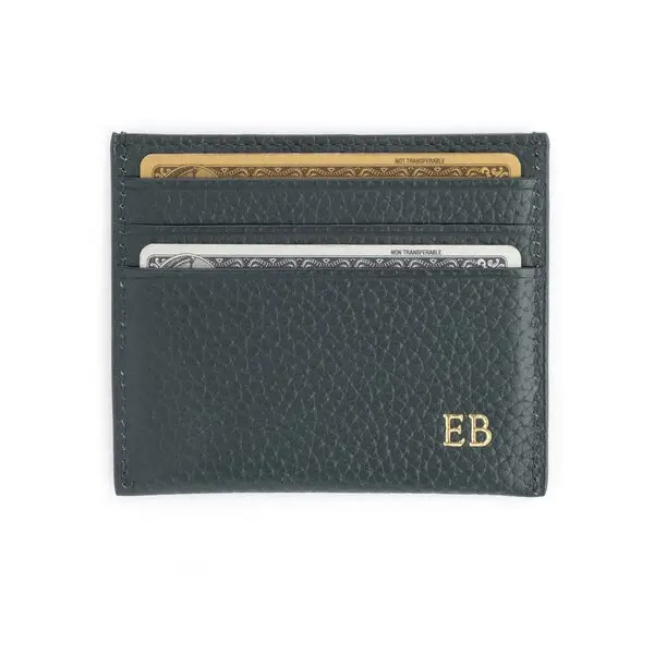 ROYCE NEW YORK Rfid Blocking Slim Card Holder Wallet - Coco