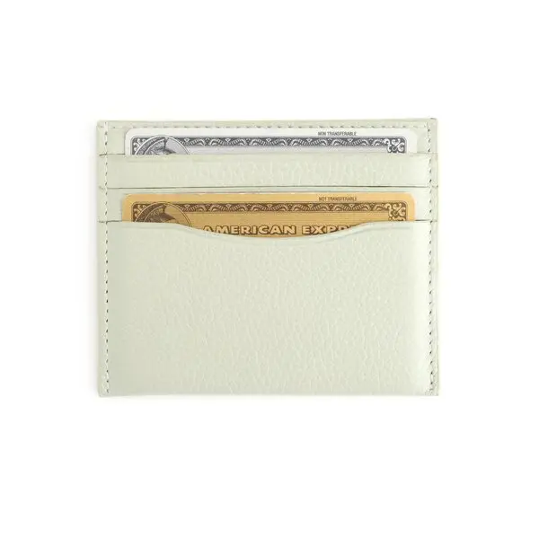 ROYCE NEW YORK Rfid Blocking Slim Card Holder Wallet - Sage