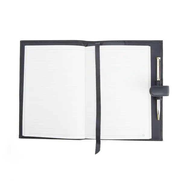 ROYCE NEW YORK Executive Refillable Journal - Black