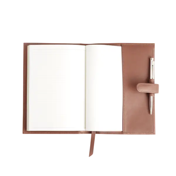 ROYCE NEW YORK Executive Refillable Journal - Tan
