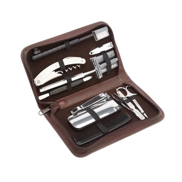 ROYCE NEW YORK Travel Grooming Manicure Kit - Coco