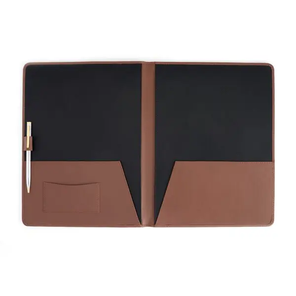 ROYCE NEW YORK Executive A4 Document Folder - Tan