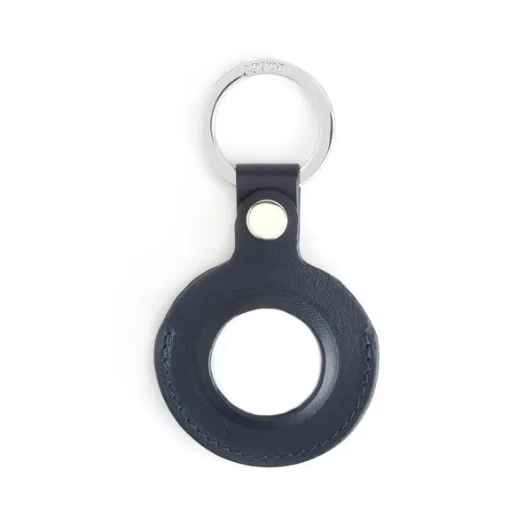 ROYCE NEW YORK Air Tag Holder Key Chain - Blue