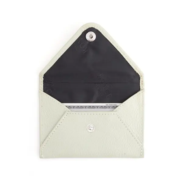 ROYCE NEW YORK Envelope Card Holder - Sage