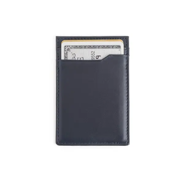 ROYCE NEW YORK Stick On Phone Card Sleeve - Blue
