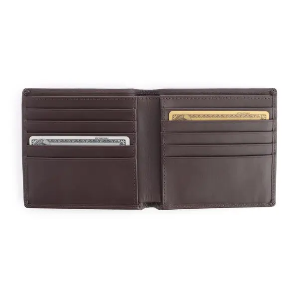 ROYCE NEW YORK Rfid Blocking Bifold Wallet - Black