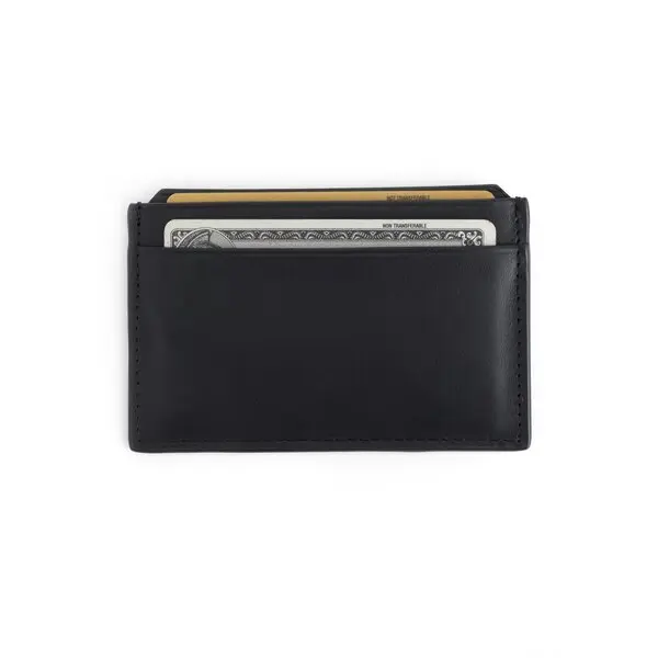 ROYCE NEW YORK Rfid Blocking Credit Card Case - Black