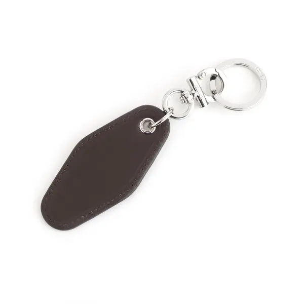 ROYCE NEW YORK Vintage Leather Hotel Style Keychain - Coco